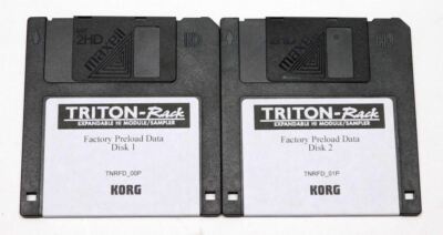Korg Triton Rack Factory Preload Disks | eBay