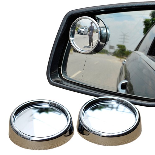 Universal Rear Side View Mirror Wide Angle Blind Convex Clear Spot ...