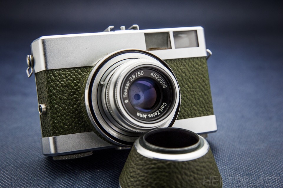 Werra Prototyp Prototype Camera Carl Zeiss Jena Tessar 2.8/50 Green ...