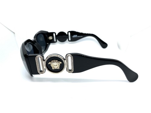 RARE Gianni Versace Mod.414/B Col.N52 Black Silver Vintage Sunglasses ...