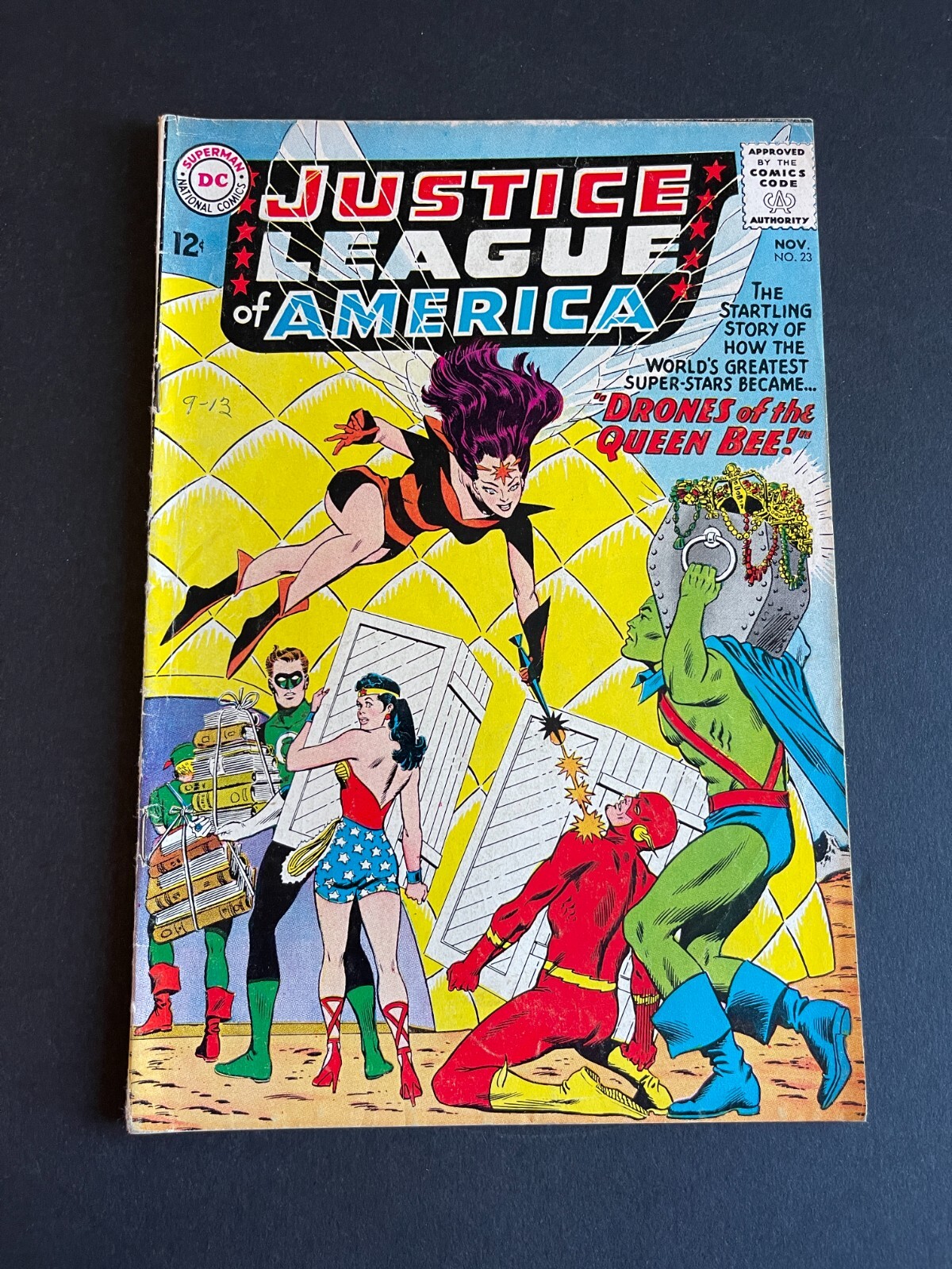 Justice League of America #23 - 1st Appearance of Queen Bee (DC, 1963 ...