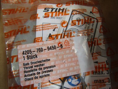 Stihl TS700 and Stihl TS800 Cut-Off Machine Thrust Washer Kit OEM ...
