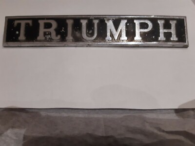 Vintage metal Triumph car badge | eBay UK
