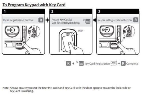 NEW PROXIMITY KEY CARD FOR LOCKWOOD 001 TOUCH RFKC10 SWIPE 001TOUCH ...