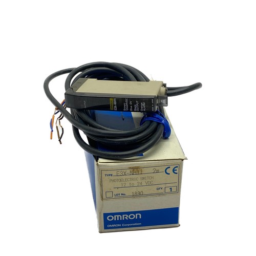 NEW Omron Fiber Optic Amplifier Photoelectric Sensor 12-24 VDC Output ...