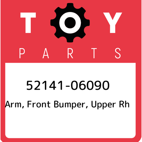 52141-06090 Toyota Arm, front bumper, upper rh 5214106090, New Genuine ...