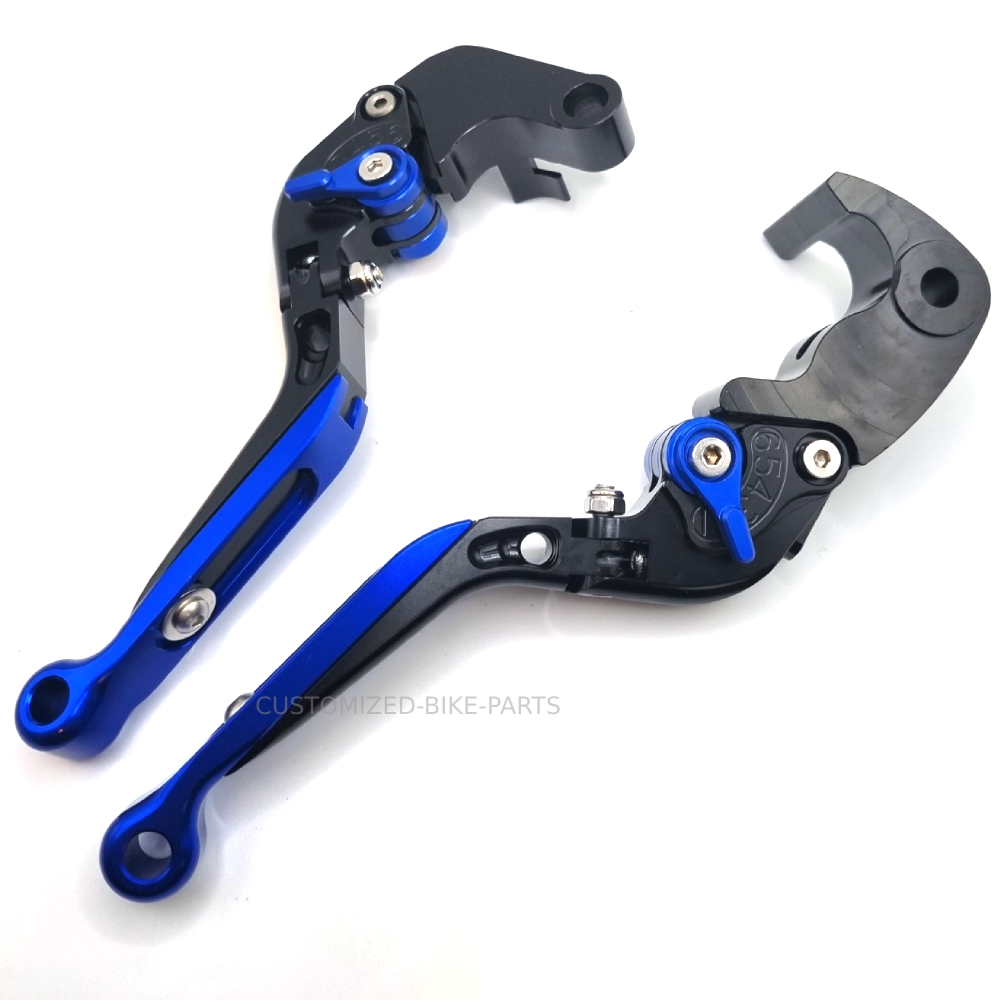 YAMAHA YZF-R7 2022-2025 Blue/Black Adjustable Extendable Brake & Clutch ...