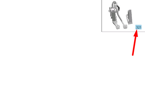 NEW MERCEDES-BENZ C W205 PEDAL SYSTEM REPAIR KIT A0002900500 000-290-05 ...