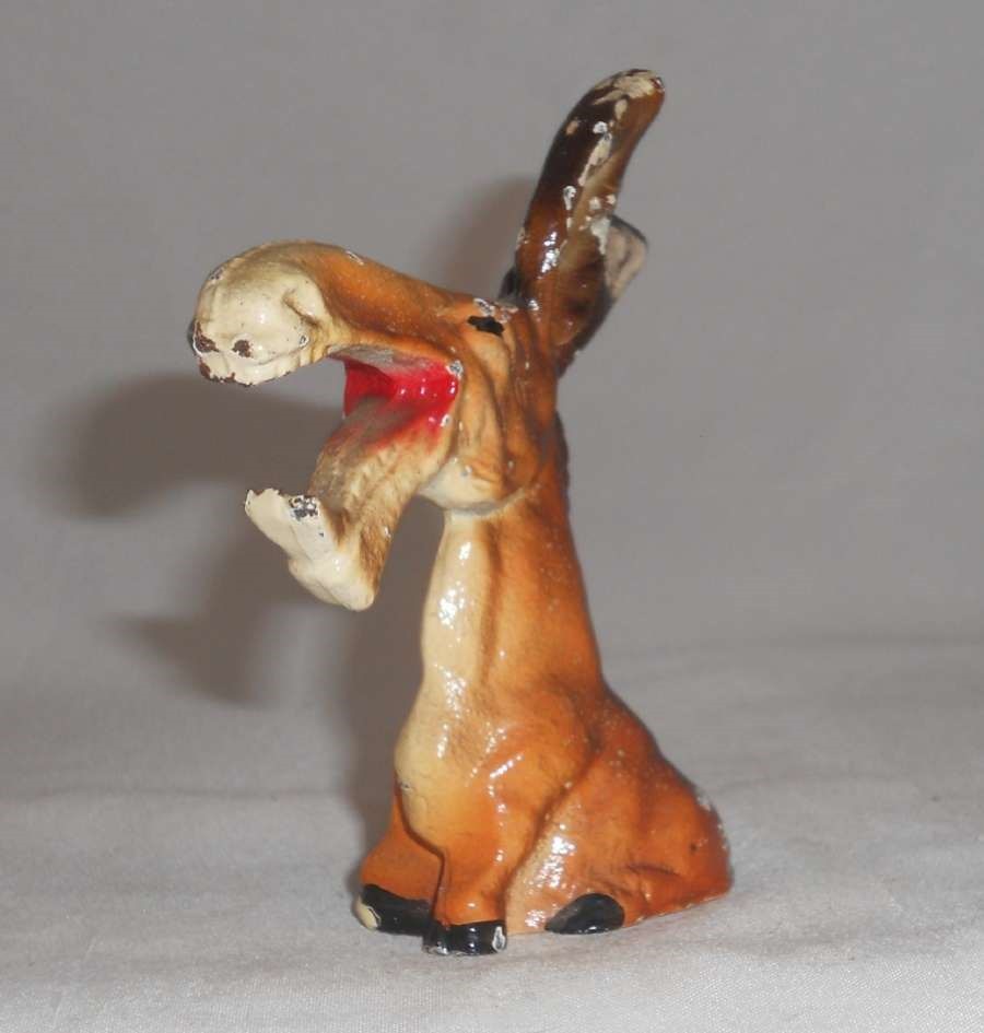 Vintage Cast Iron Figural Painted Bottle Opener Shaped As Donkey or ...