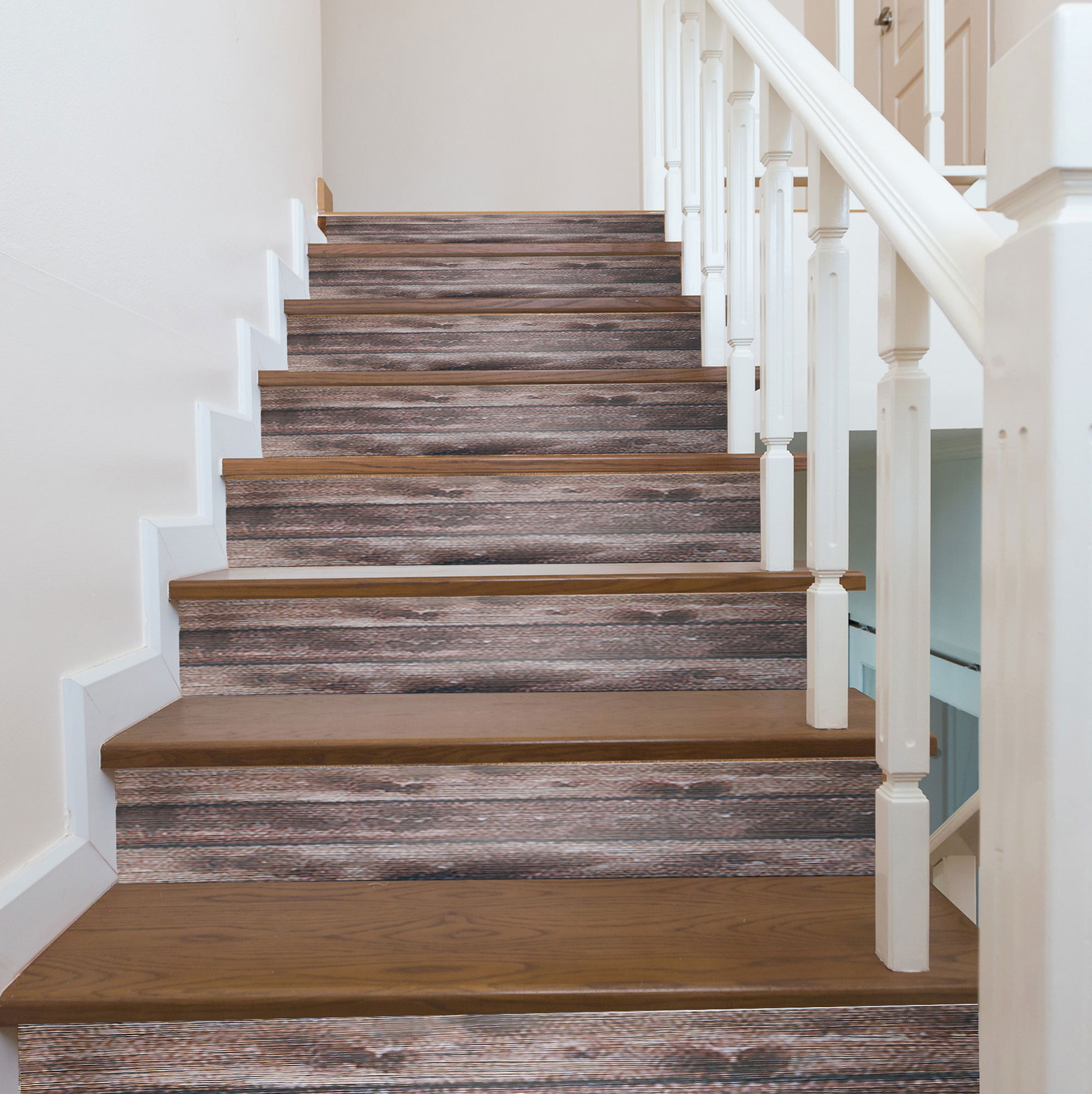 14 pcs Self-adhesive Stair Stickers Stair Rise Sticker for Stair Steps ...