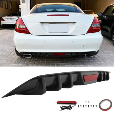 Rear Bumper Diffuser Lip Splitter Spoiler Body For Mercedes Benz SLK32 ...