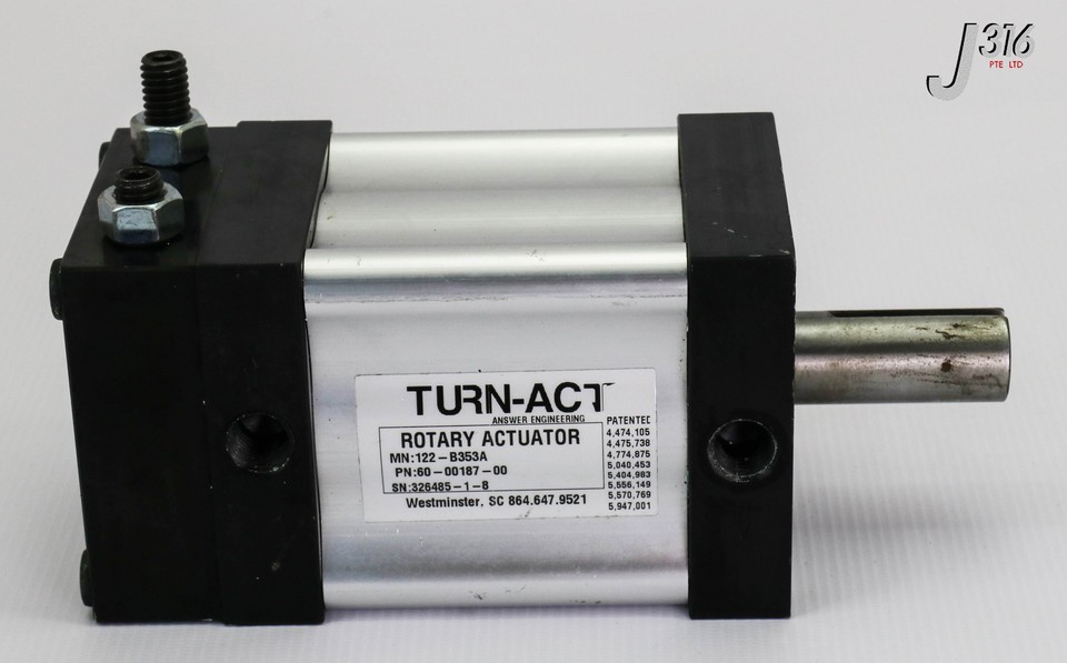 1167 TURN-ACT ROTARY ACTUATOR, 60-00187-00 122-B353A | eBay