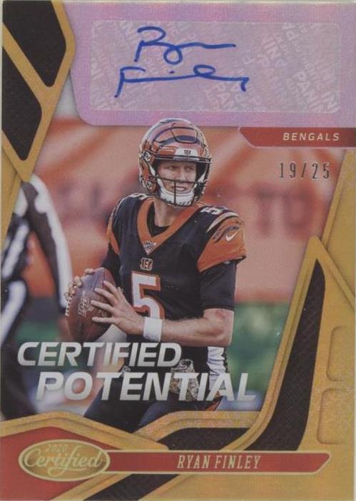 2020 Panini Certified - Certified Potential Signatures Ryan Finley #CP ...