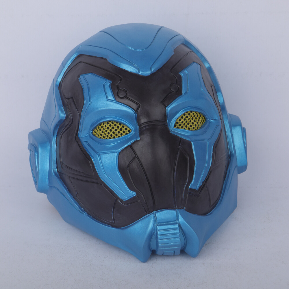 Cosplay Blue Beetle Masks Full Head Halloween Superhero Masquerade ...