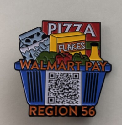 Wal-Mart Pay Jumbo Associate Pin Promo Employee Spark Walmart Region 56 ...