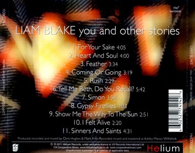LIAM BLAKE - YOU AND OTHER STORIES NEW CD 602527749426| eBay