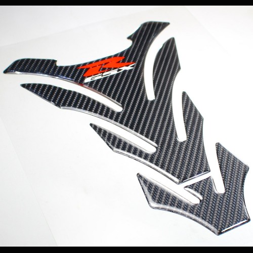 Set Carbon Fiber Tank Pad+6" 3D Logo+2-Tone GSXR Gixxer Sticker Kit ...