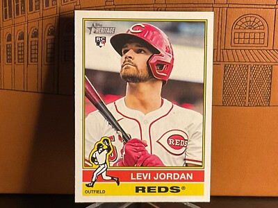 Levi Jordan, Cincinnati Reds - 2025 Topps Heritage…Rookie Card (RC) | eBay