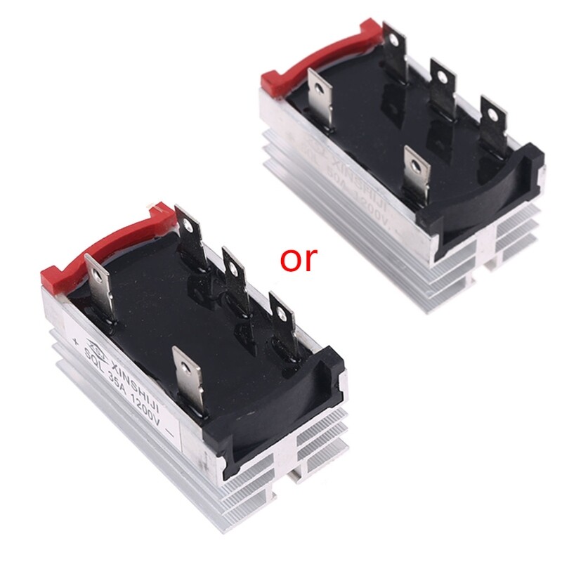 35A 50A 1200V Aluminum for Case 3 Phase Diode Bridge Rectifier 50Amp ...