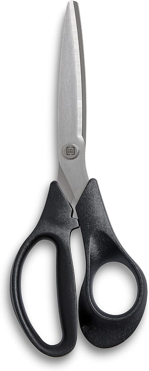 TRU RED 24380510 8in Stainless Steel Scissors, Straight Handle | eBay