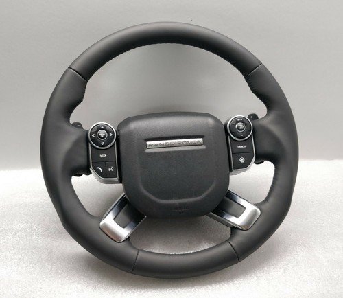 2017 RANGE ROVER L494 L405 STEERING WHEEL HEATED THICKER NEW LEATHER 13 ...
