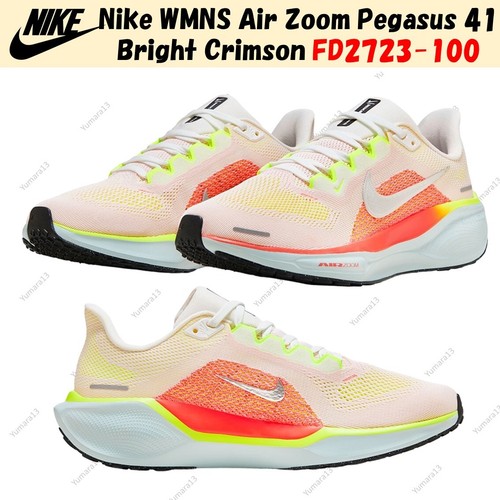 Nike WMNS Air Zoom Pegasus 41 Bright Crimson FD2723-100 Women's Size | eBay