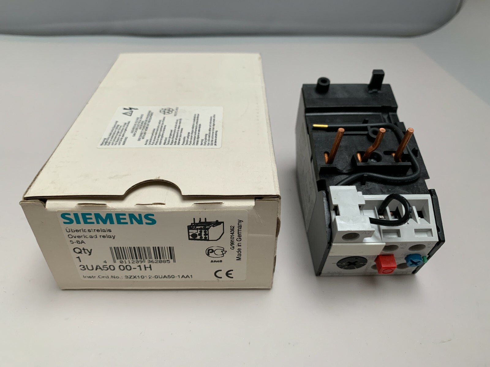Siemens 3UA5000-1H 5-8A Overload Relay new | eBay