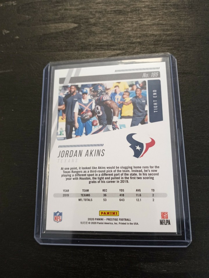2020 Prestige Jordan Akins Green Xtra Points | eBay