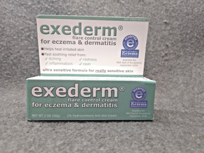 Exederm Flare Control Cream for Eczema - Dermatitis 2 oz Tube NIB Exp ...