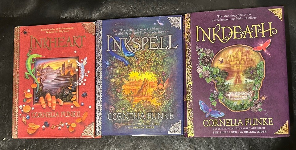 Inkheart Trilogy set: Inkheart Inkdeath Inkspell Cornelia Funke ...