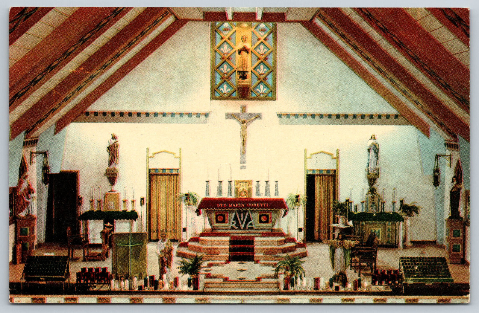 Postcard S. Maria Goretti Shrine Sanctuary Montreal, Quebec Canada F9 ...