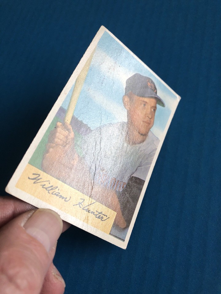 1954 Bowman Bill Hunter #5 (crease) | eBay