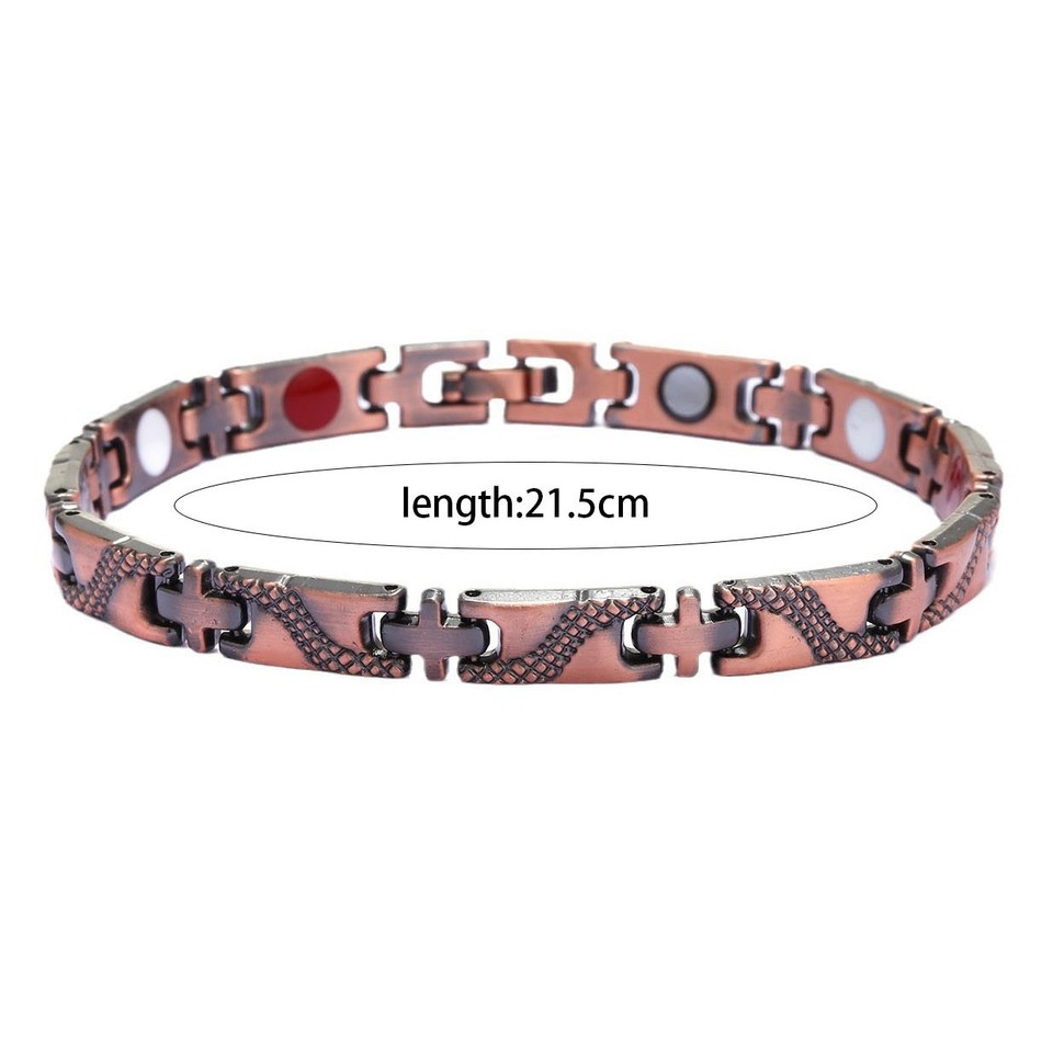 Copper Magnetic Bracelets for Arthritis Pain Relief - for Men & Women ...