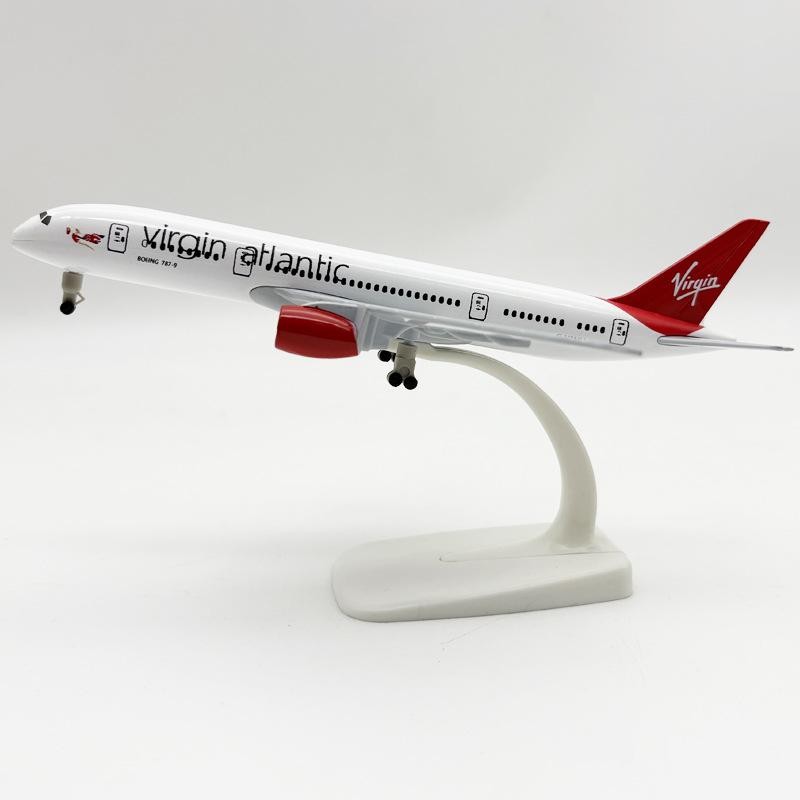 1 Set 20cm Model Plane British Virgin Atlantic B787 Airlines 787 ...