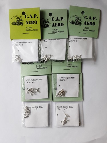 1:1250 WW2 naval miniature IJN aircraft NIB | eBay