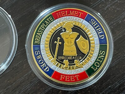 Pray Always Armor of God Ephesians 6:11-18 Challenge Coin Military ...