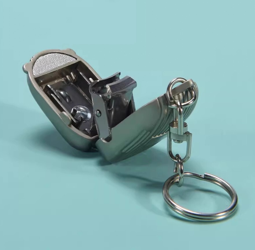 New Portable Nail Mini Clippers Foldable Silver Gold color | eBay