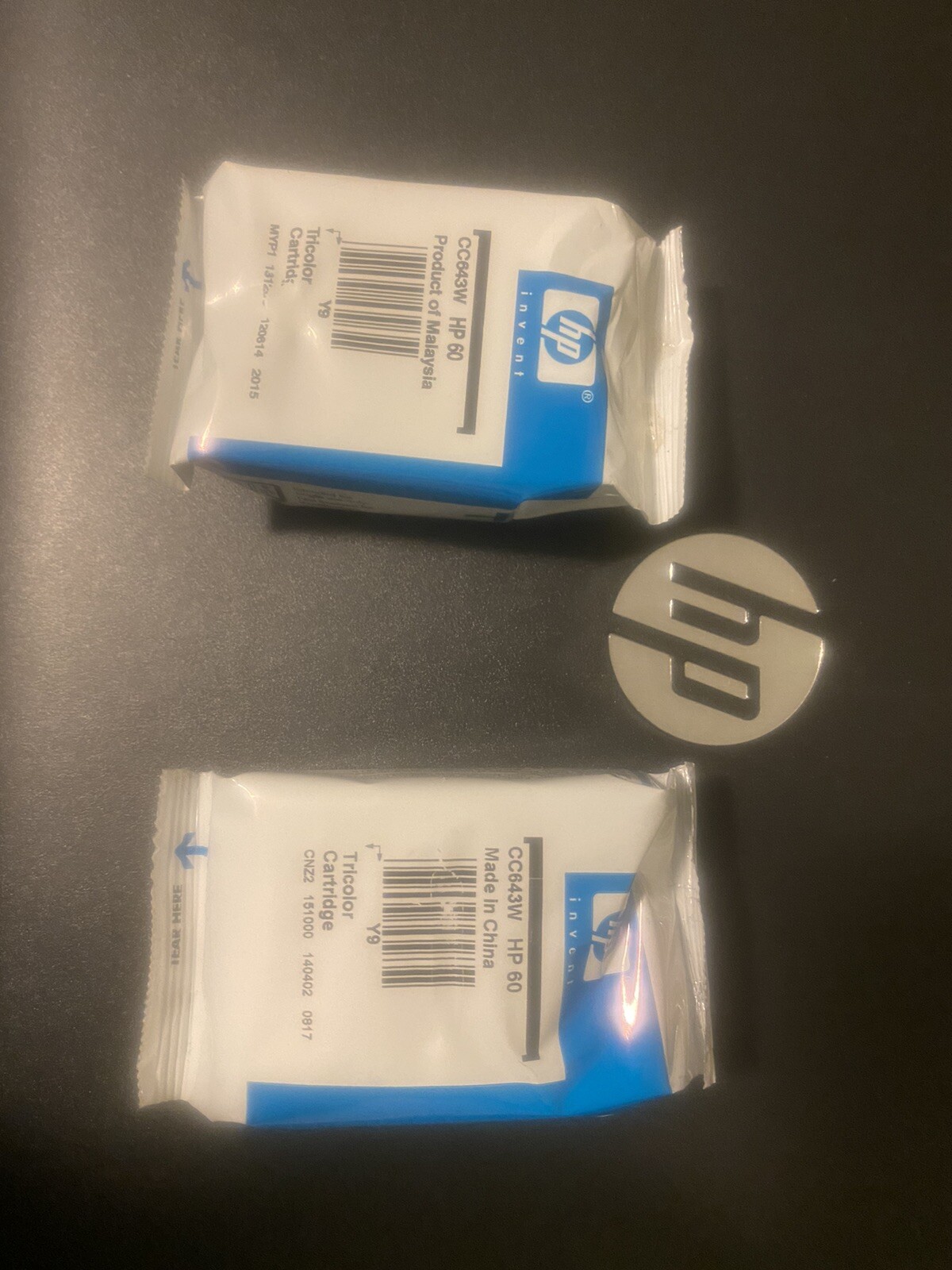 Hewlett Packard HP Tricolor Ink Cartridge CC643W HP 60 886111705566| eBay