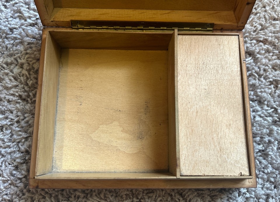 Vintage Reuge Italian Inlaid Wooden Music Box Isola di Capri Swiss ...