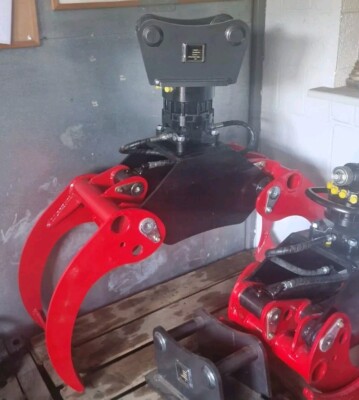 5 Ton Hydraulic Rotator For Timber Grab/Grapple Excavator/Digger ...