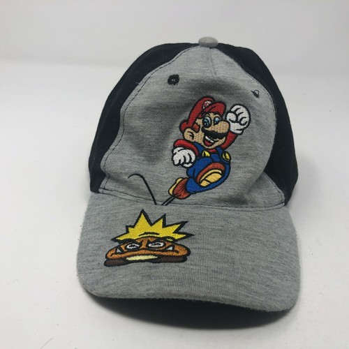 Official Super Mario Brothers Youth Nintendo Cap Snap Back Goomba Jump ...