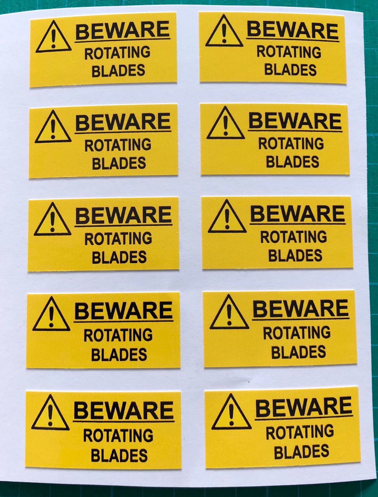 Industrial Safety Decal Sticker caution | Grelly UK