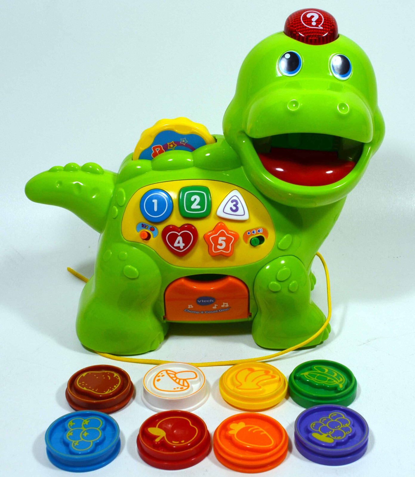 Vtech Chomp & Count Dino - Has All Eight Food Coins! | eBay