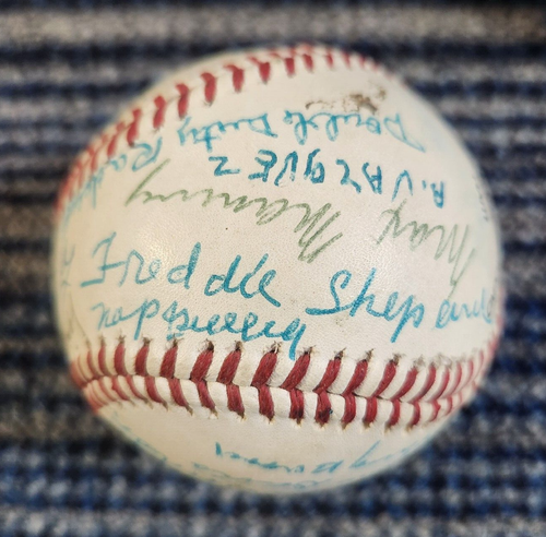 19 NEGRO LEAGUE PLAYERS HAND SIGNED BASEBALL Leon Day, Double Duty ...