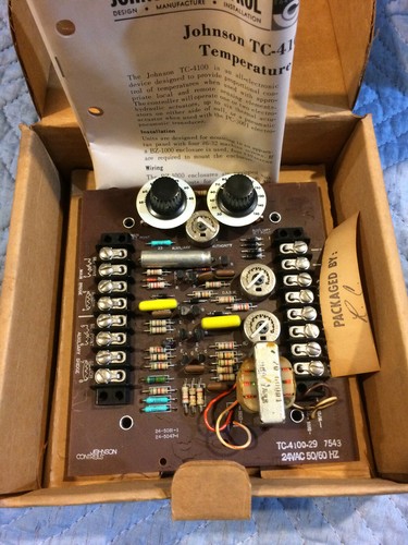 NEW - Johnson Controls TC-4100-29 Electronic Temperature Controller | eBay