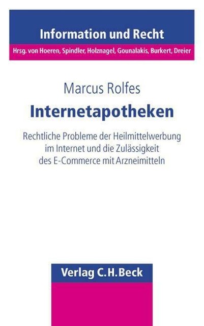 Internetapotheken von Marcus Rolfes (2003, Taschenbuch) online kaufen ...