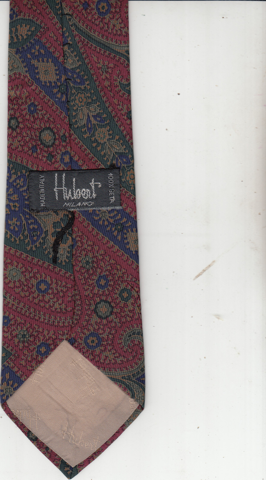 Hubert-Hubert Milano-Authentic-100% Silk Tie -Made In Italy-Hu46- Men's ...