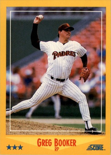 1988 Score MLB Greg Booker #447 | eBay