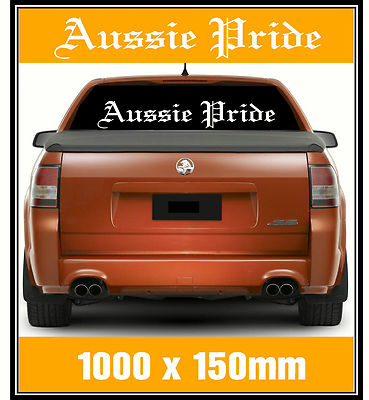 Huge 1 metre Aussie Pride Sticker Decal, 1000 x 150mm | eBay Australia
