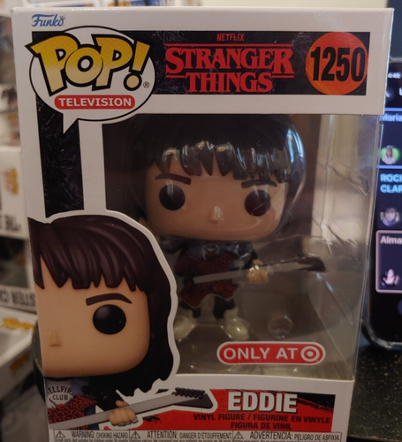 Funko Pop! Vinyl: Stranger Things - Eddie - Target (Exclusive) #1250 ...